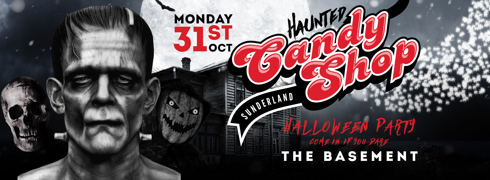 Haunted Candy Shop at The Basement , Sunderland on 31st Oct 2016 | Fatsoma
