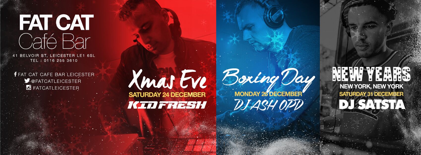 NEW YEARS EVE at Fat Cats at The Fat Cat Cafe Bar, Leicester on 31st ...