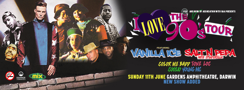 I Love The 90's at Darwin Amphitheatre, The Gardens on 11th Jun 2017 ...