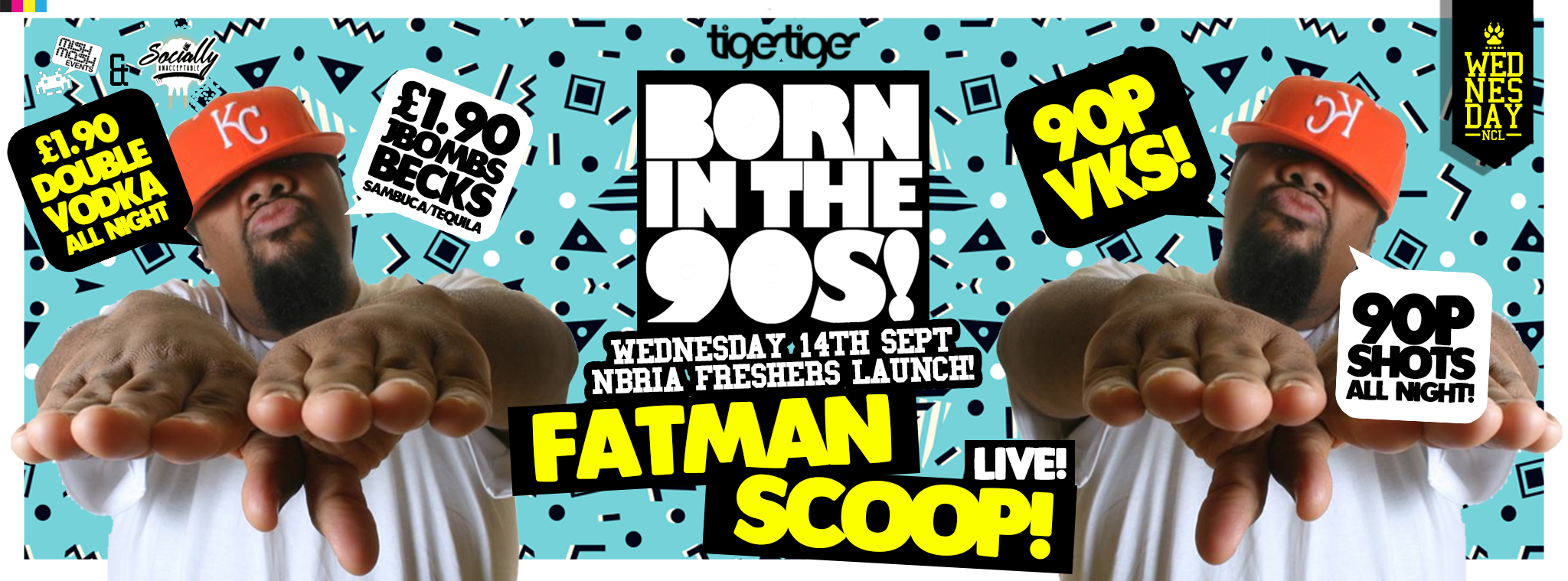 Born In The 90s Nbria Freshers Launch Fatman Scoop Live At Tiger