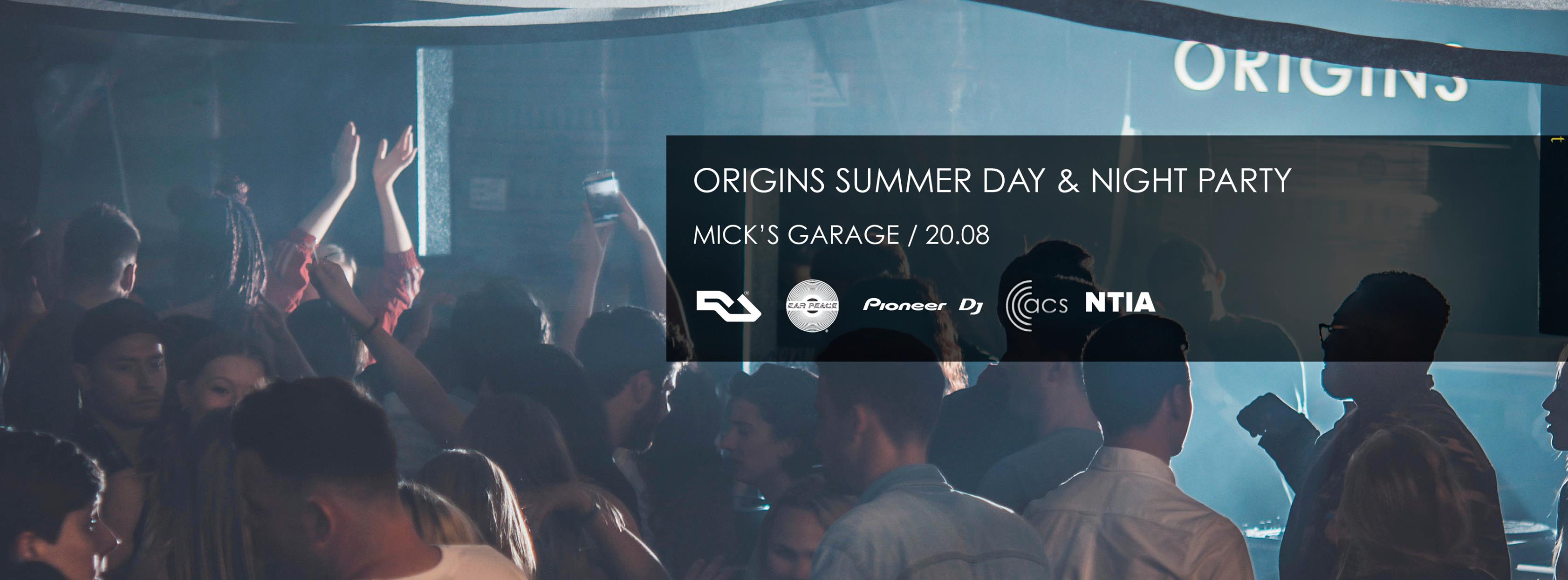 Origins Hackney Wick / Summer Day & Night Party / Special Guests / 20. ...