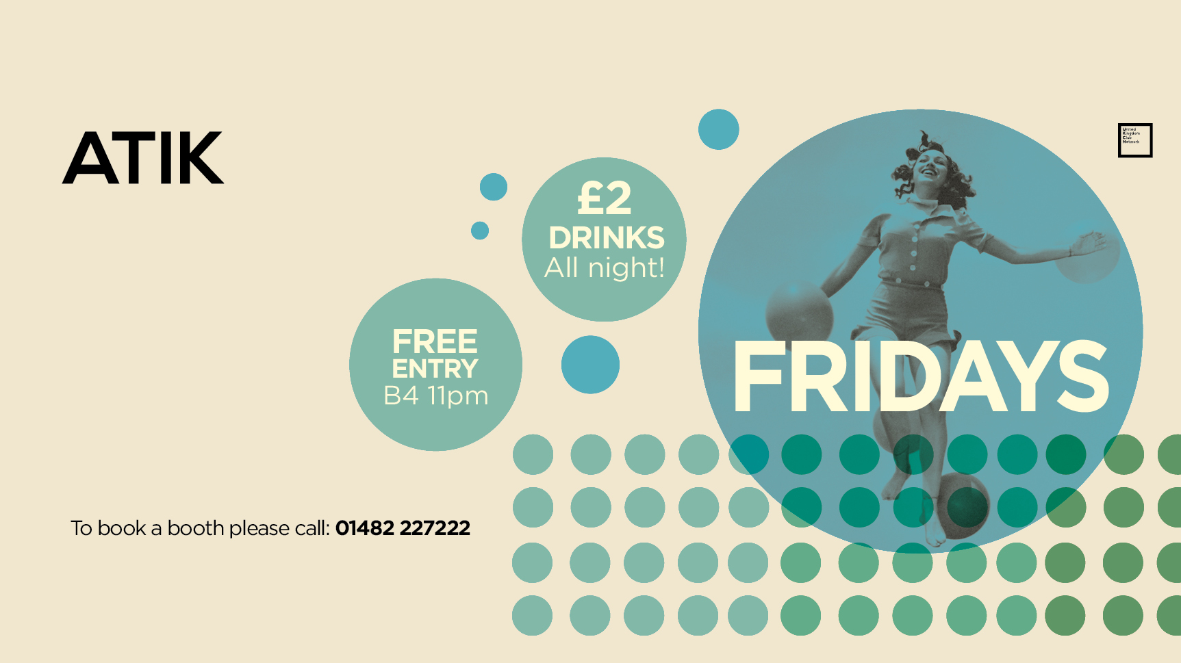 MAD Friday @ ATIK Hull at ATIK Hull, Hull on 22nd Dec 2017 | Fatsoma