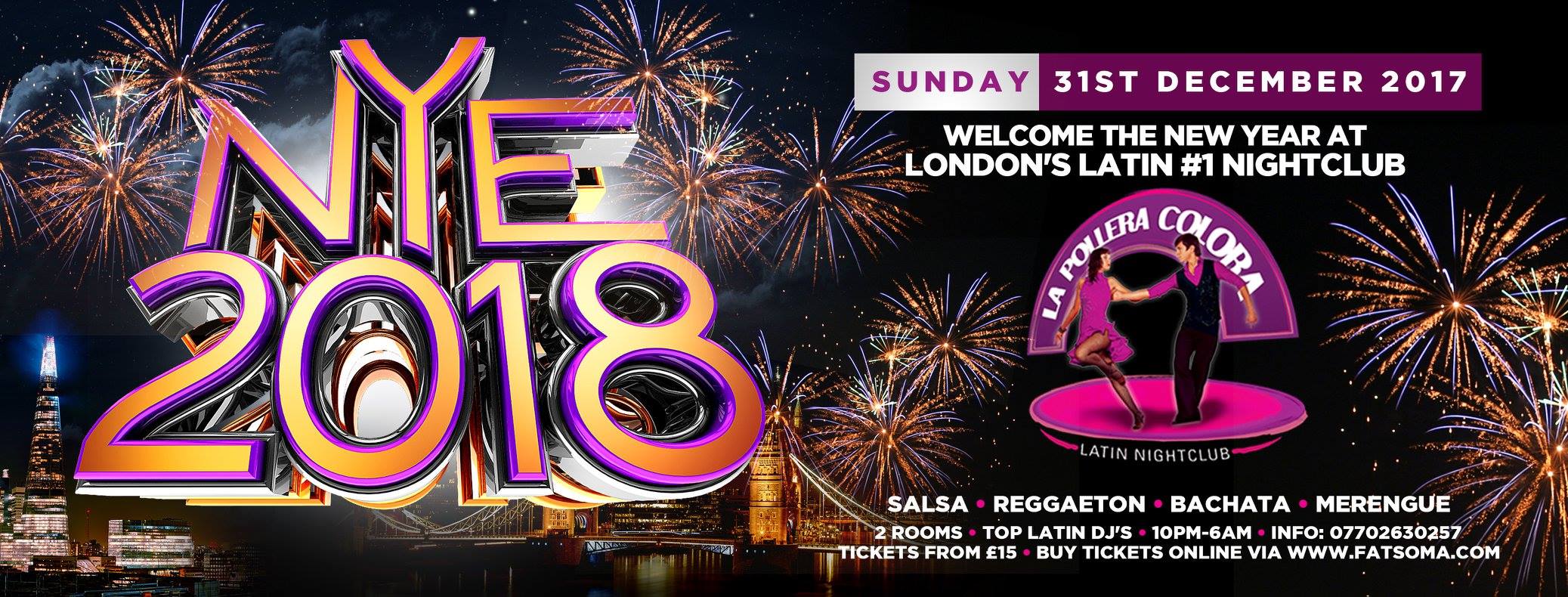 NEW YEARS EVE 2018 @ LA POLLERA COLORA - LONDON'S NUMBER 1 LATIN ...