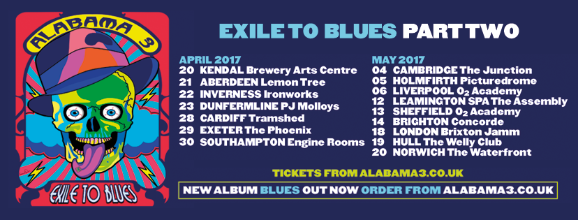Alabama 3 (Full Band) at Brixton Jamm , London on 18th May 2017 | Fatsoma