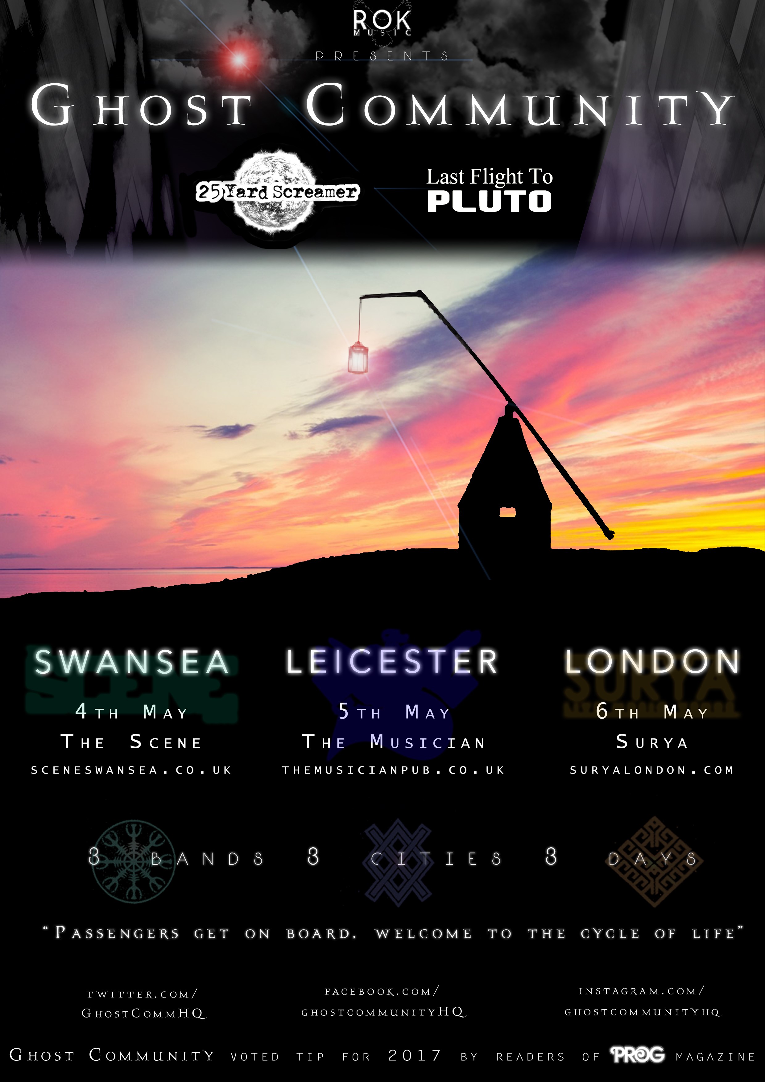 Ghost Community at Surya Live Music Venue, London on 6th May 2017 | Fatsoma