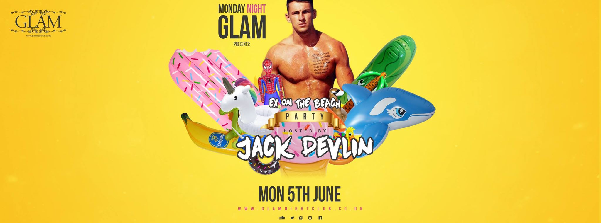 MNG presents: Jack Devlin at Glam Nightclub, Cardiff on 5th Jun 2017 ...