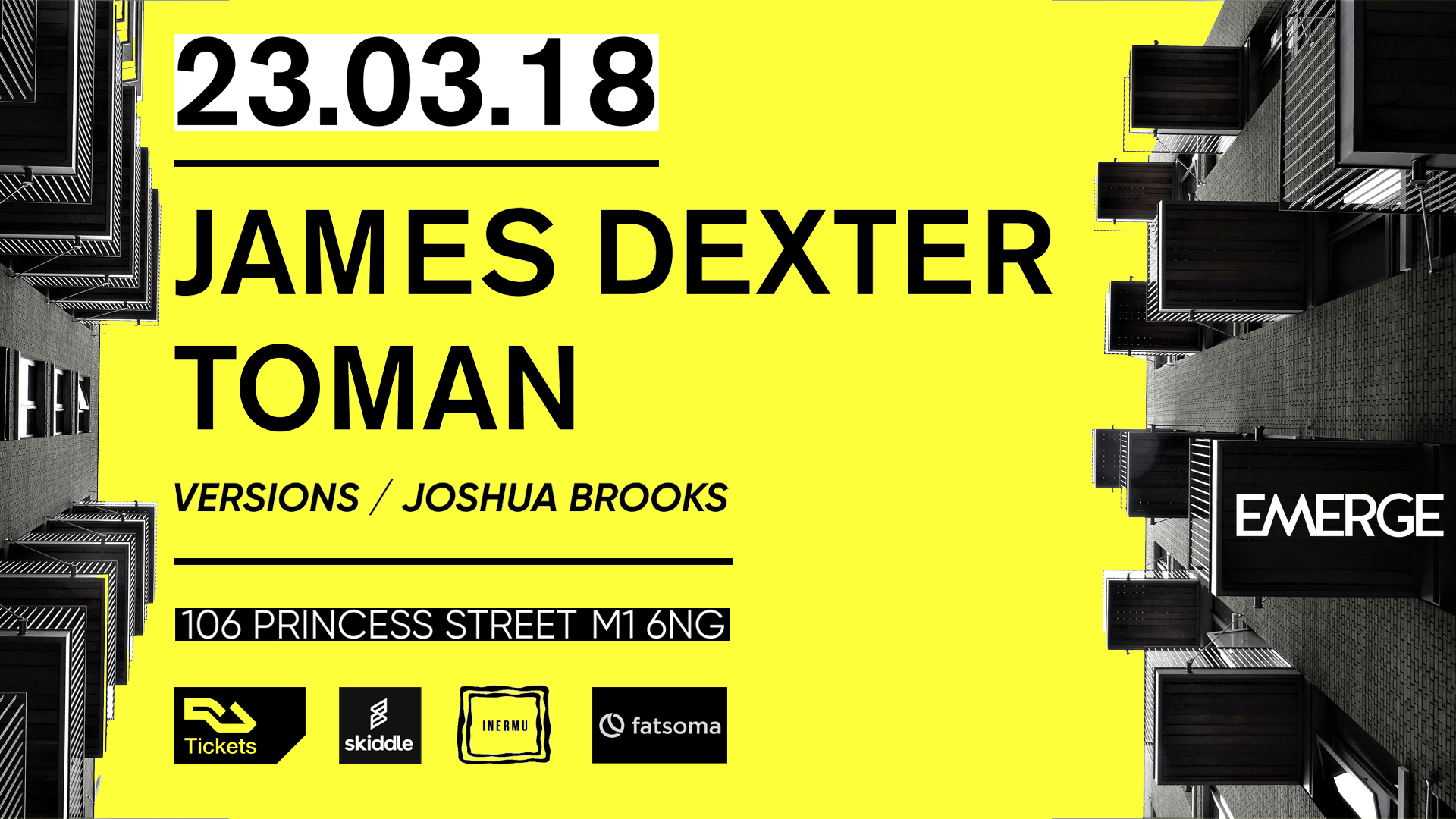 James Dexter, Toman and Emerge residents at Joshua Brooks, Manchester ...