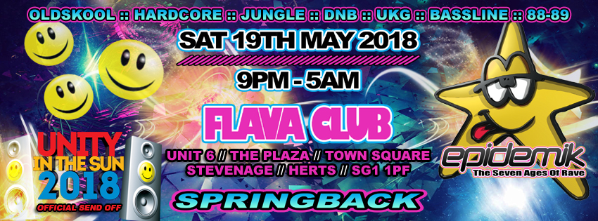 Epidemik - Springback! Official Unity In The Sun Send Off at Flava Bar ...