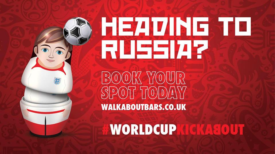 Sweden v England - ENTRY ONLY at Walkabout, Derby on 7th Jul 2018 | Fatsoma