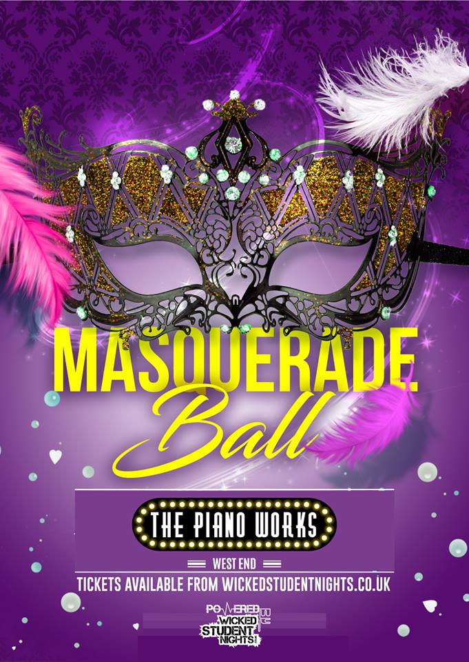 Masquerade Ball @ The Piano Works at The Piano Works West End, London ...
