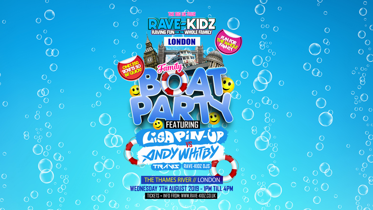 Rave-Kidz - Boat Party - London at Tower Millennium Pier, London on 7th ...