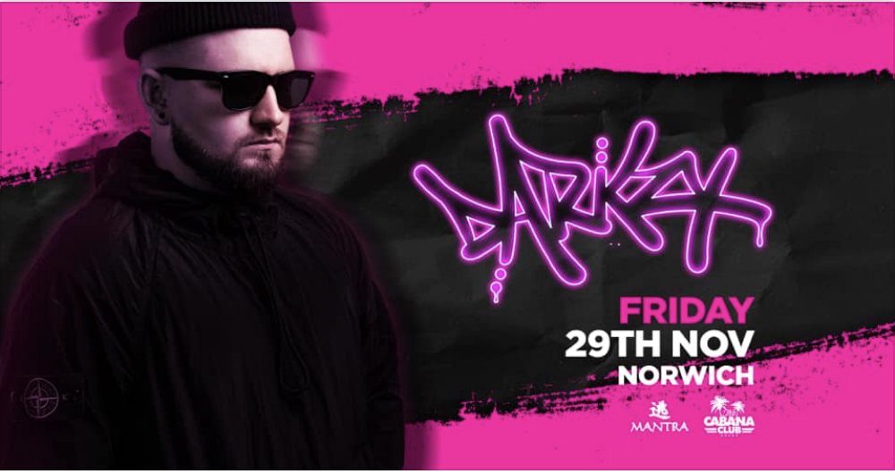 Darkzy - Norwich at Mantra Club & Lounge, Norwich on 29th Nov 2019 ...