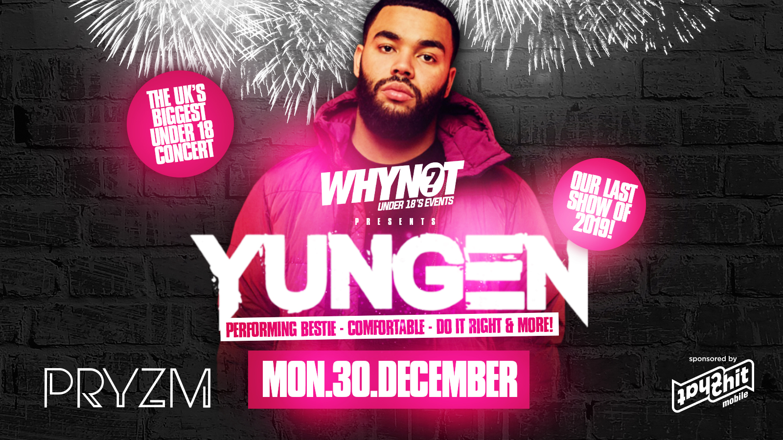 Why Not? Under 18s Xmas Concert w/ YUNGEN - Nottingham at PRYZM ...