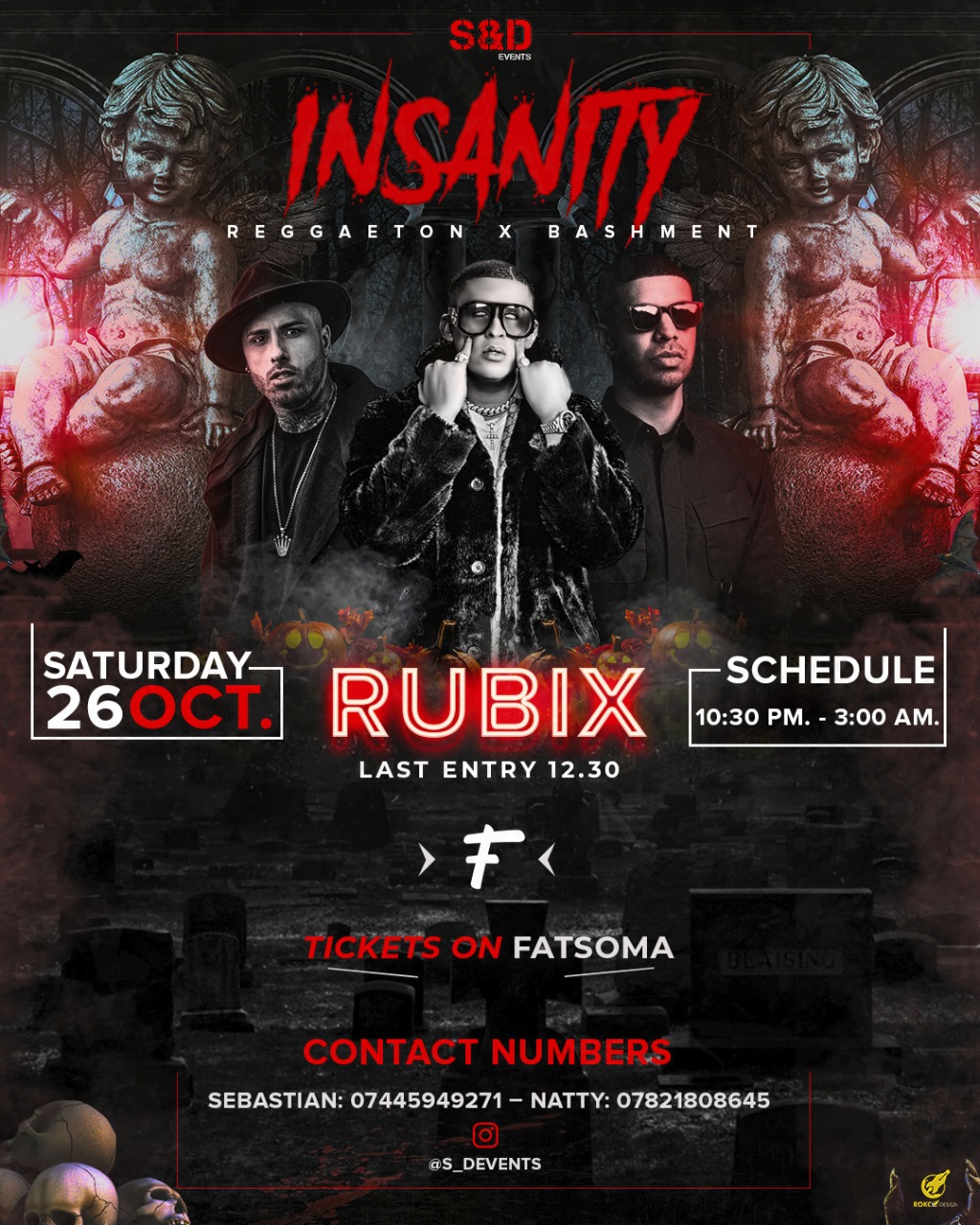 INSANITY - RnB x Reggaeton x Bashment at Rubix Nightclub, Guildford on ...