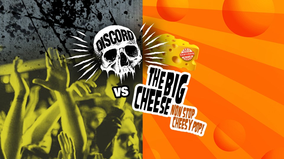 Discord vs The Big Cheese! Non Stop Cheese & Rock! at Moles, Bath on ...
