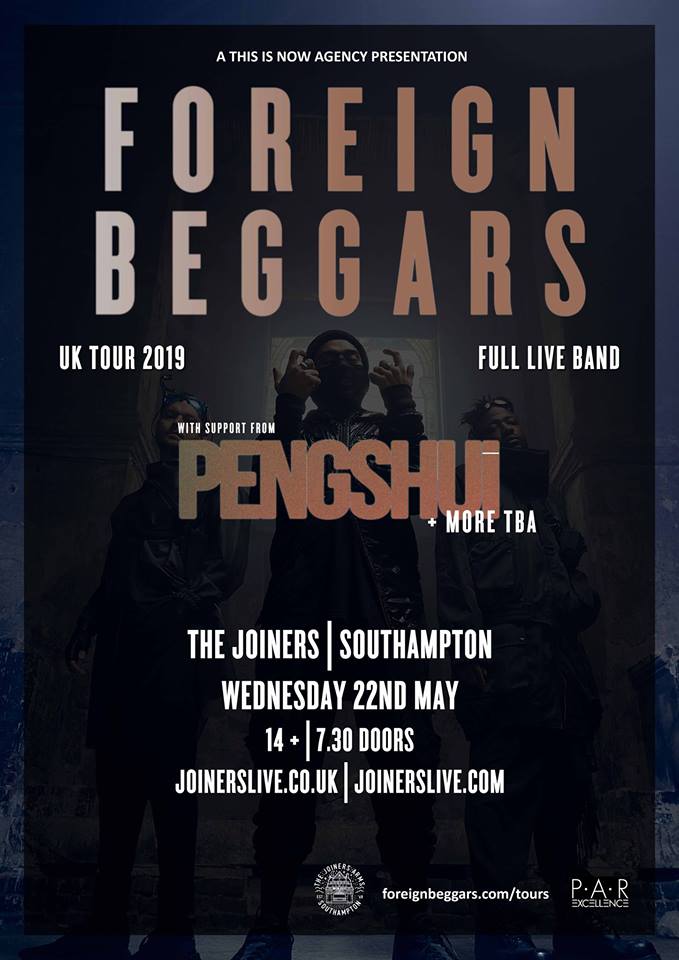 Foreign Beggars (Full Live Band) at The Joiners at The Joiners ...
