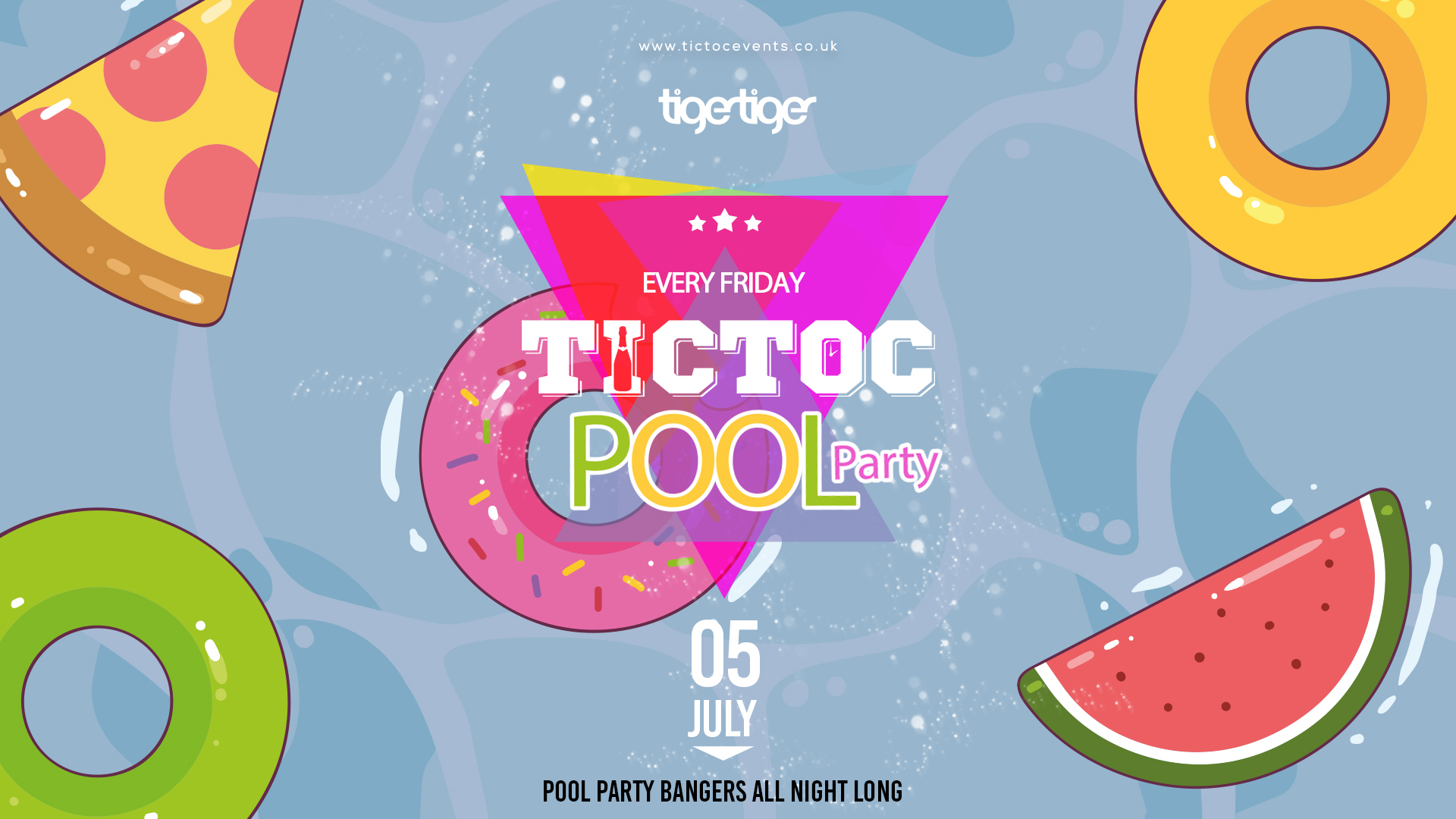 Tic Toc at Tiger - Pool Party at Tiger Tiger Cardiff, Cardiff on 5th ...