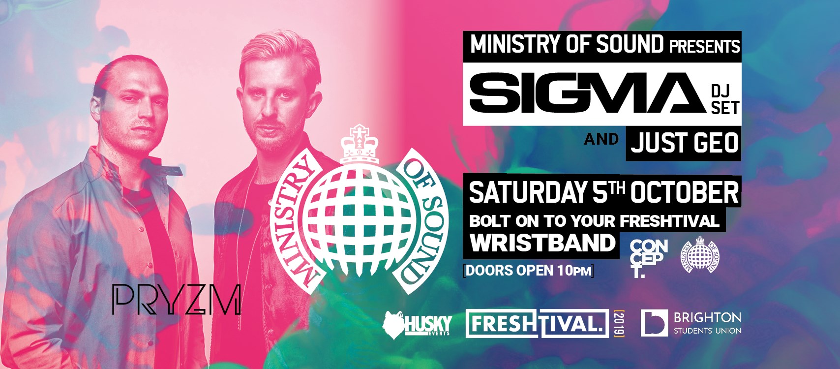Ministry of Sound x Concept presents SIGMA, JUST GEO + more - 5th ...