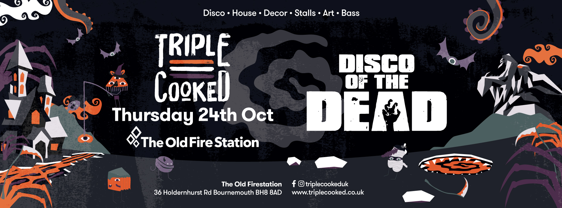 Triple Cooked: Bournemouth - Disco of the Dead at The Old Fire Station ...