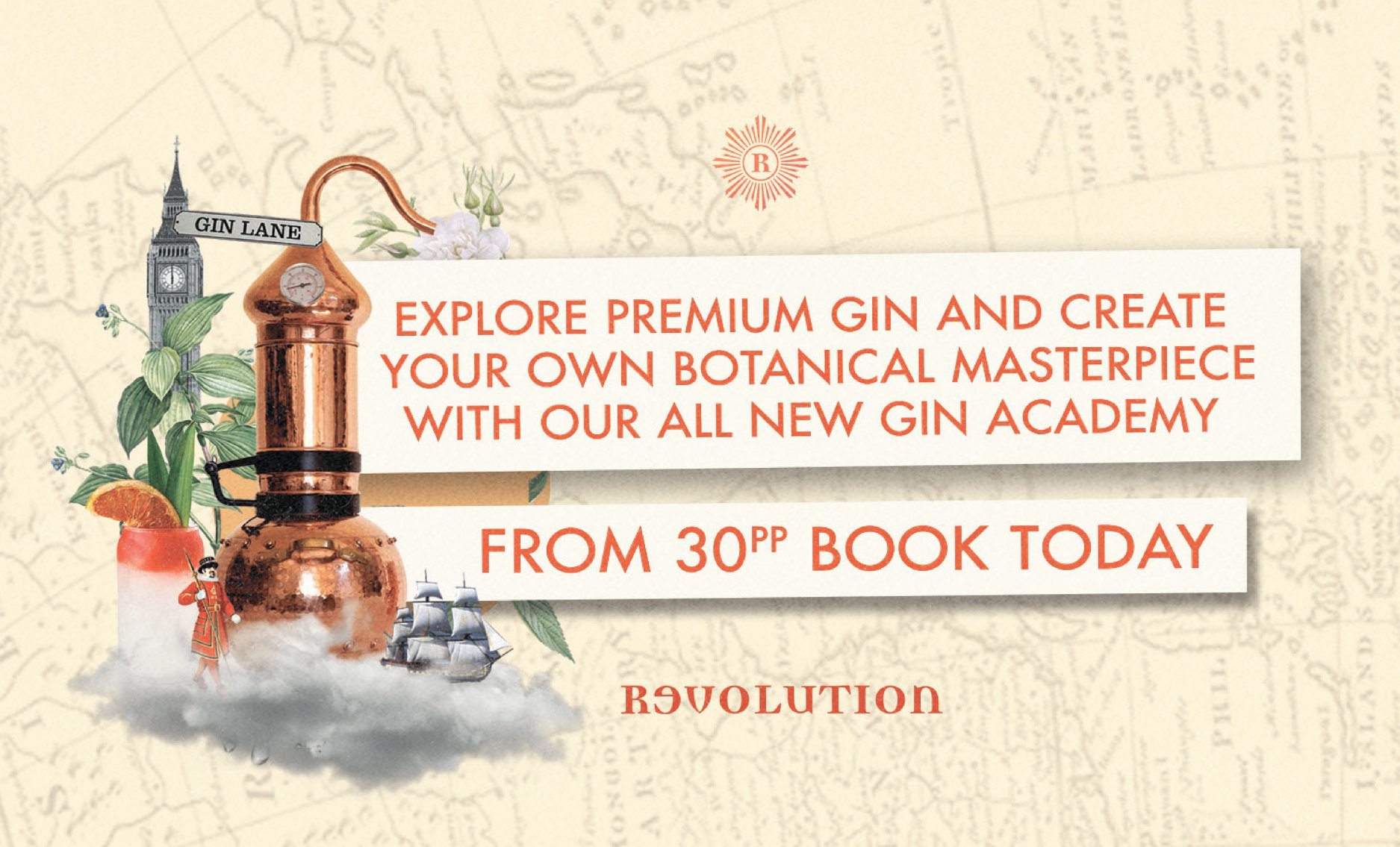 GIN MASTERCLASS at Revolution Durham, Durham on 26th Sep 2019 | Fatsoma