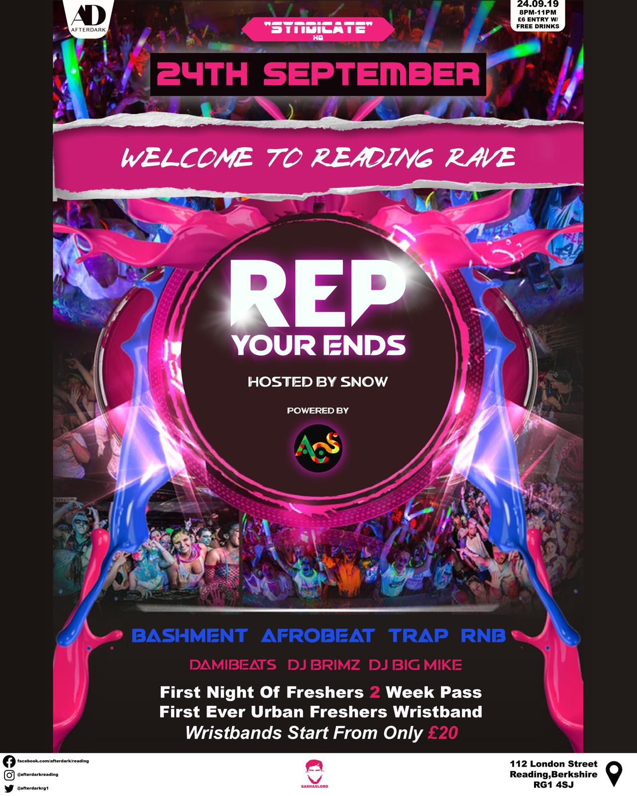 Welcome to Reading Rave at After Dark Club, Reading on 24th Sep 2019 ...
