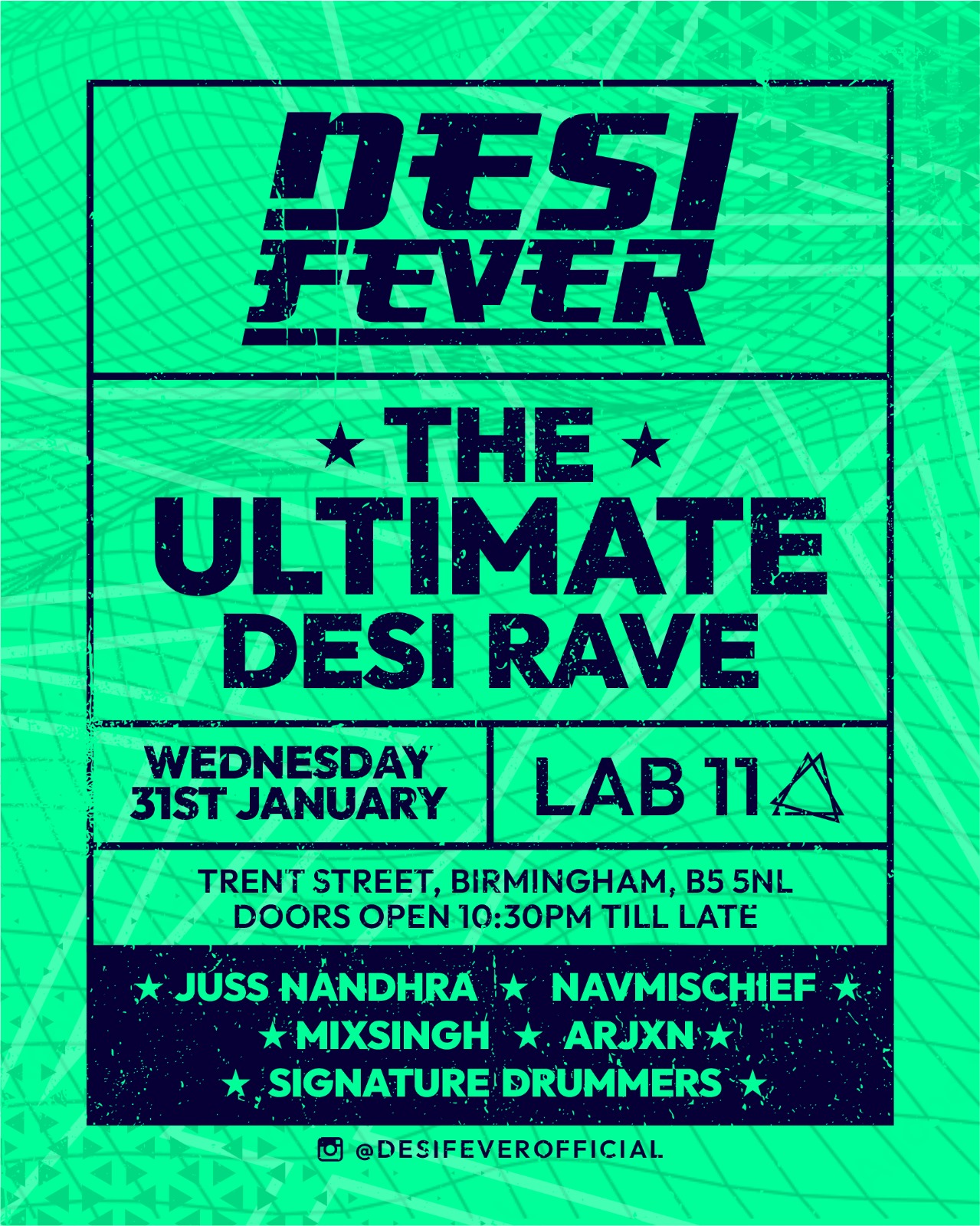 Desi Fever x Lab 11 - The Ultimate Desi Rave at Lab11, Birmingham on ...