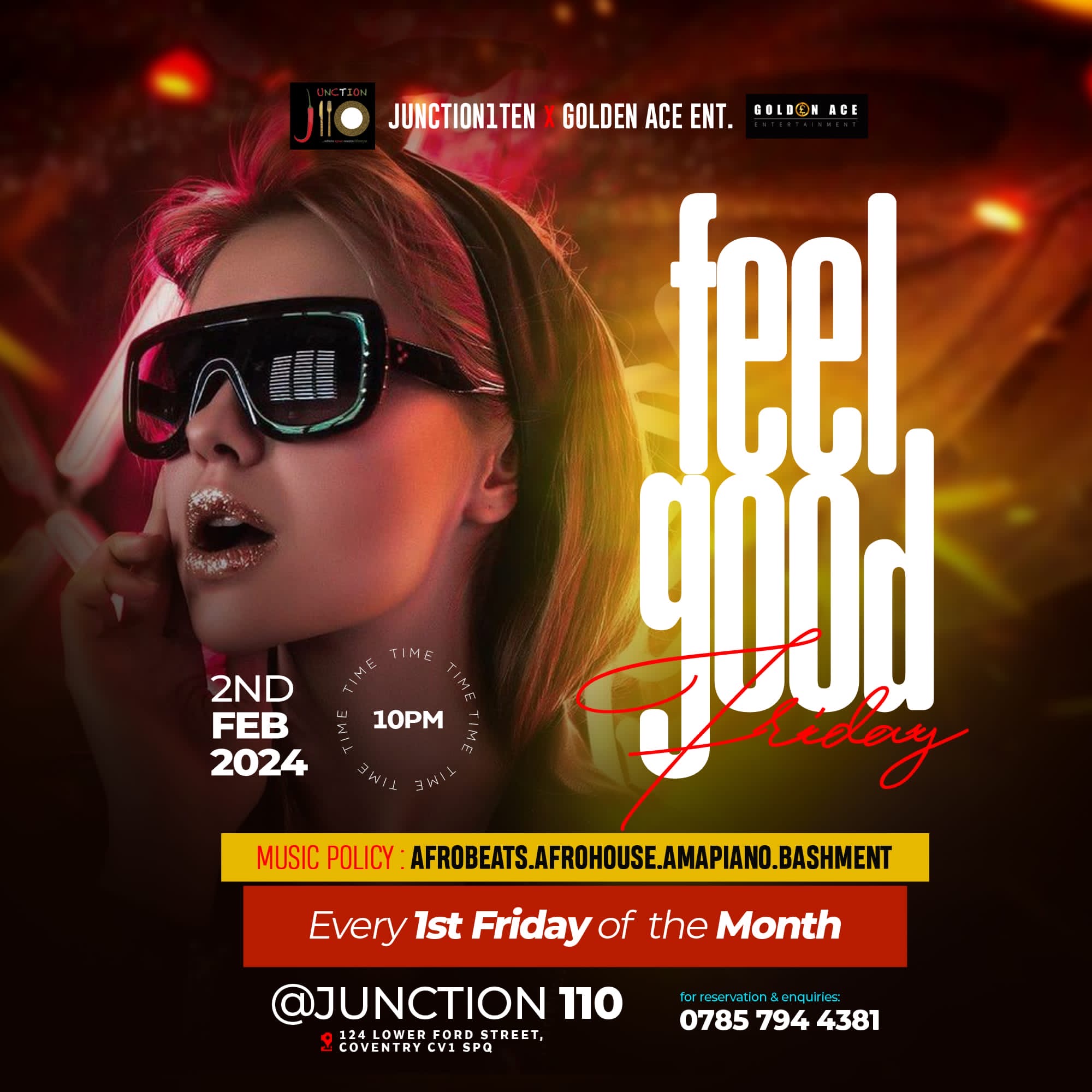 Feel Good Fridays at Junction1ten, Coventry on 2nd Feb | Fatsoma