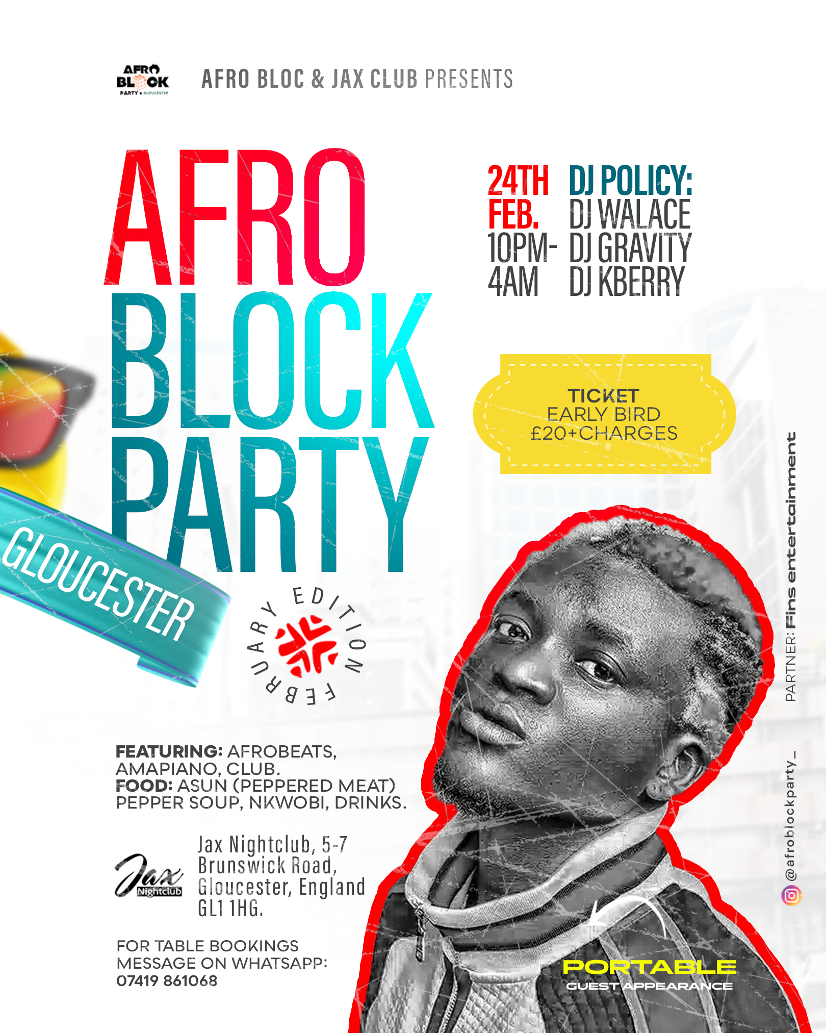 Afro Block Party at Jax Nightclub Gloucester, Gloucester on 24th Feb ...