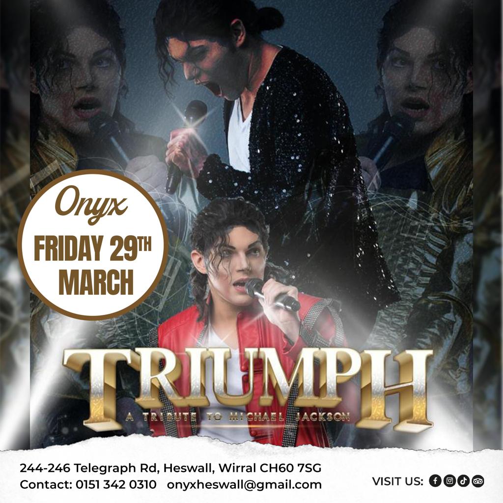 Triumph - A Tribute to Michael Jackson at Onyx Function Suite, Heswall ...
