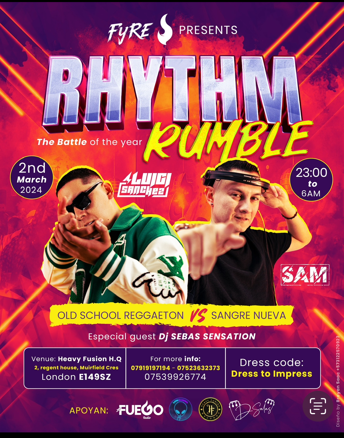 Rhythm Rumble The battle of the year at Heavy Fusion H.Q, London on 2nd ...
