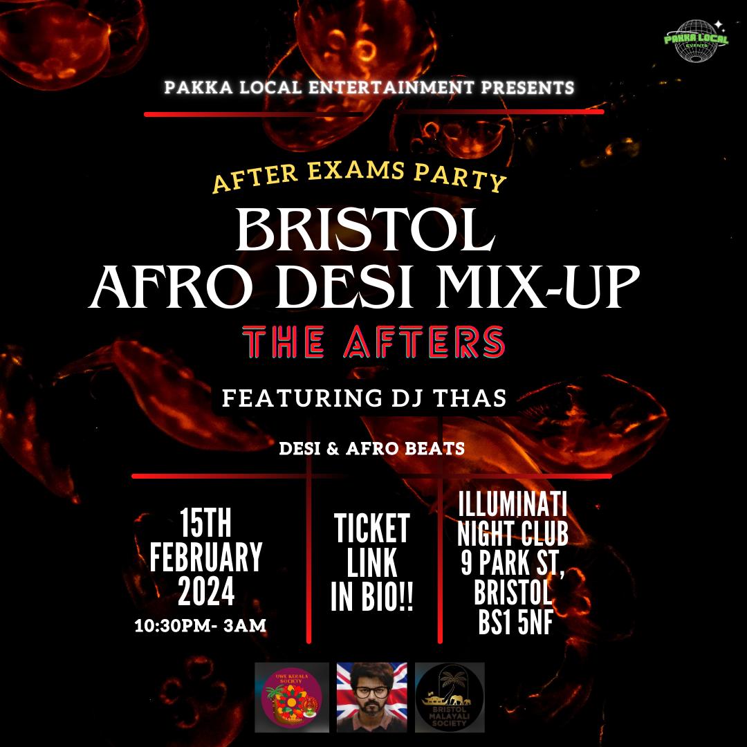 BRISTOL AFRO-DESI MIX-UP at Illuminati Bristol, Bristol on 15th Feb ...