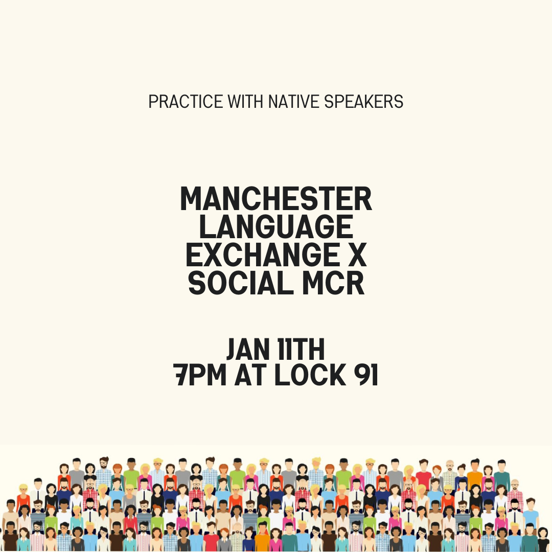 Manchester Language Exchange at Lock 91, Manchester on 11th Jan | Fatsoma