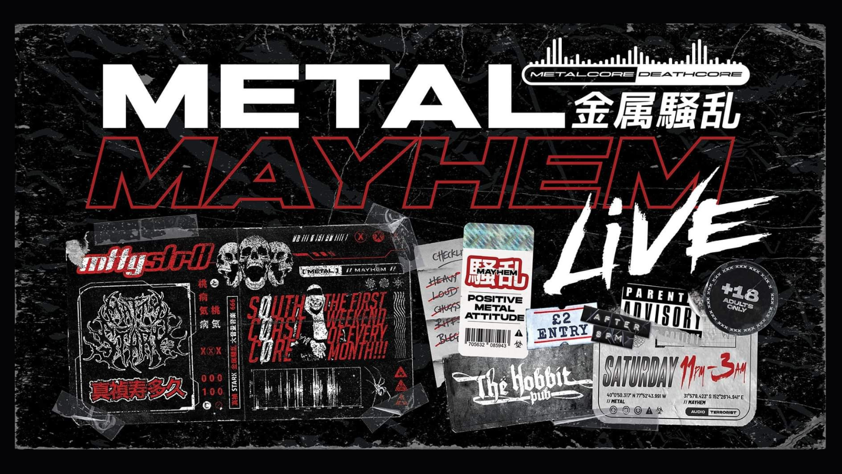 METAL MAYHEM at The Hobbit Pub, Southampton on 3rd Feb | Fatsoma