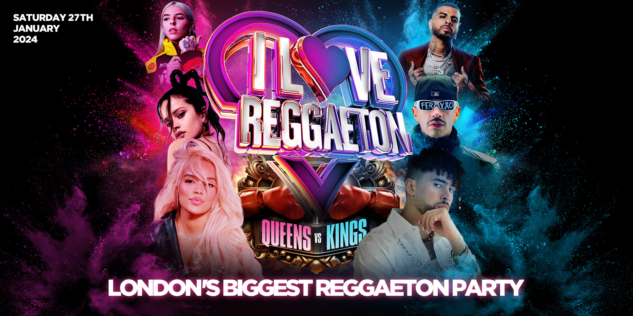 I LOVE REGGAETON 'FIRST EVENT OF 2024' - LONDON'S BIGGEST REGGAETON PARTY - Saturday 27th ...