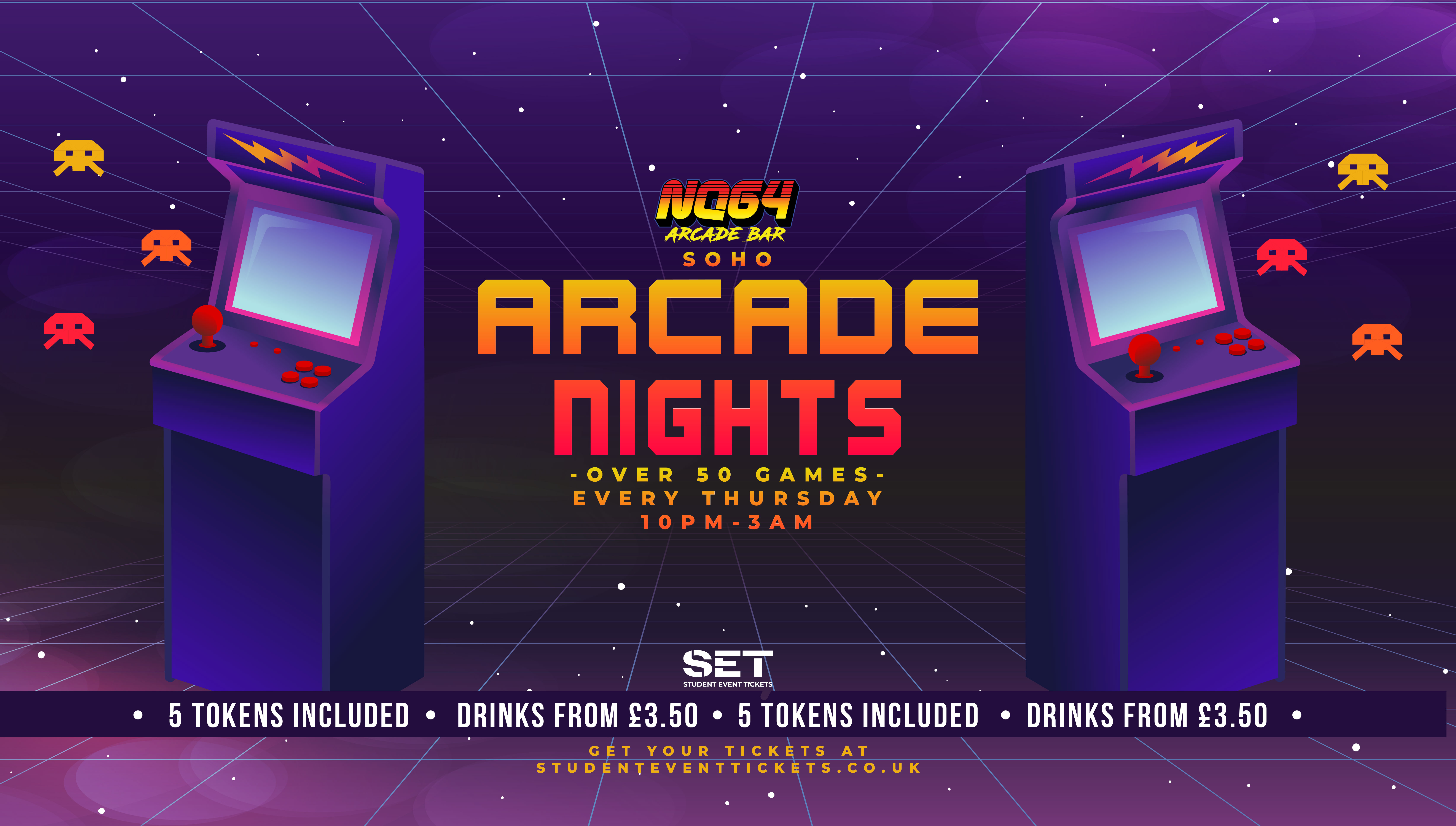 ARCADE NIGHTS AT NQ64 SOHO - THURSDAY 21ST NOVEMBER at NQ64 Arcade Bar ...