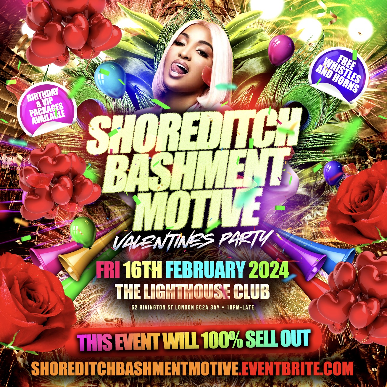 Shoreditch Bashment Motive - Valentines Party at The Lighthouse Bar and ...