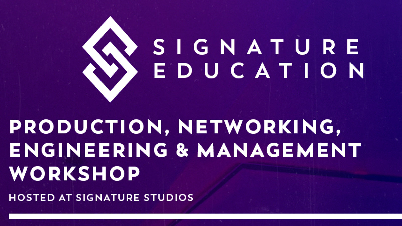 Signature Education Featuring Chucks, Owen & Sean D Saturday 30th March ...