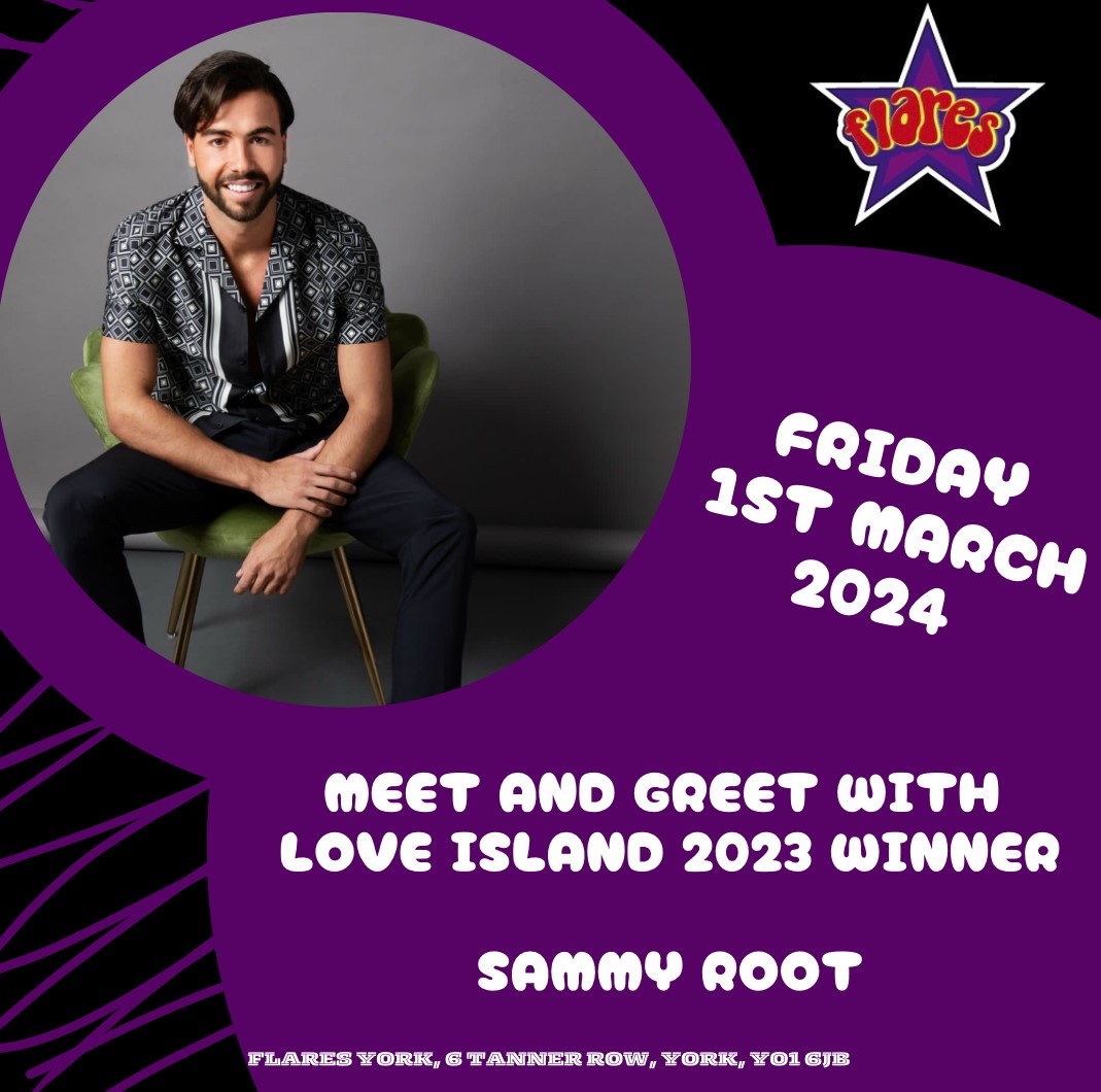 Deep Phat Friday's with Love Island's Sammy Root at Flares - York, York ...