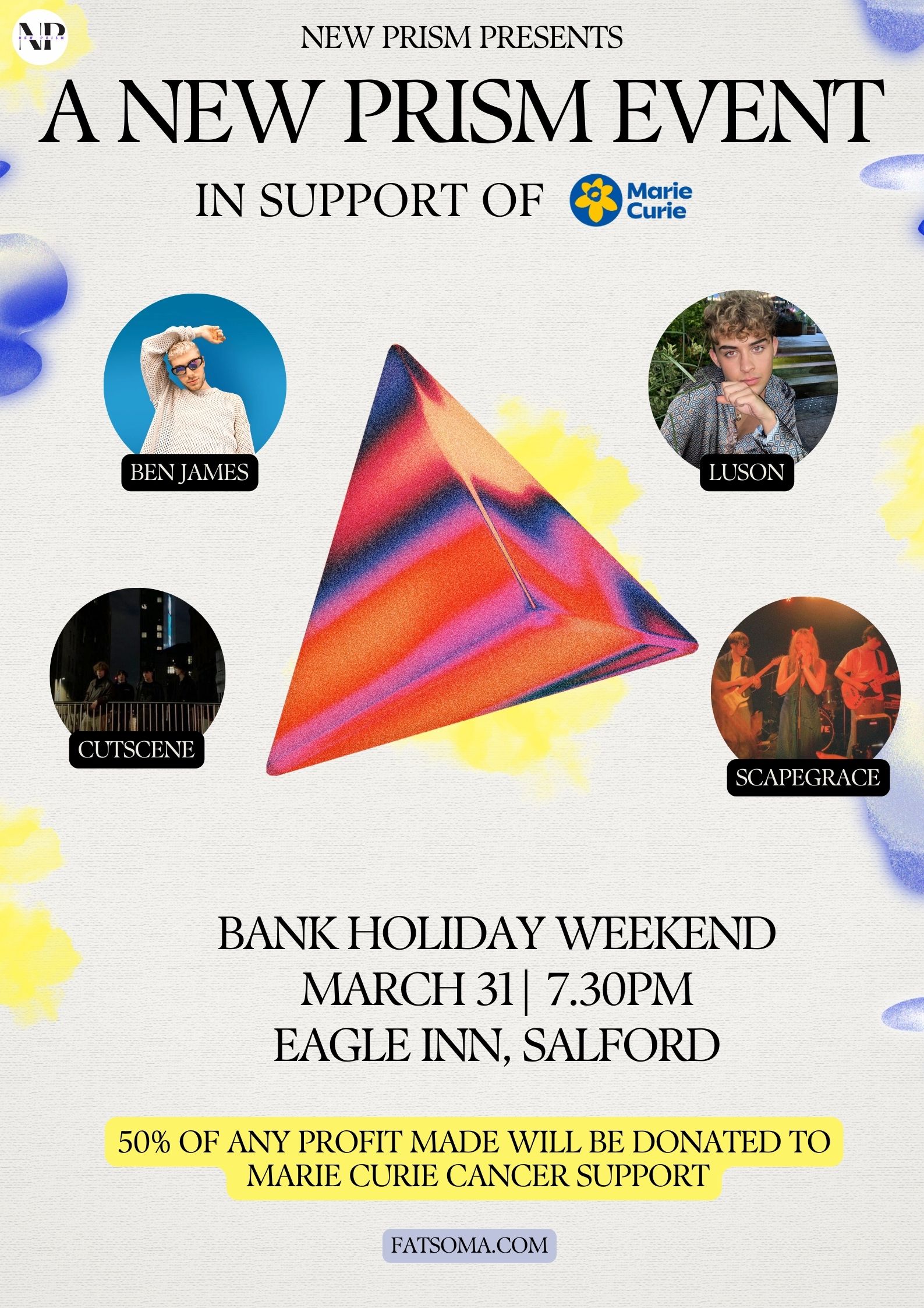 NEW PRISM PRESENTS - A NEW PRISM EVENT at Eagle Inn, Salford on 31st Mar | Fatsoma