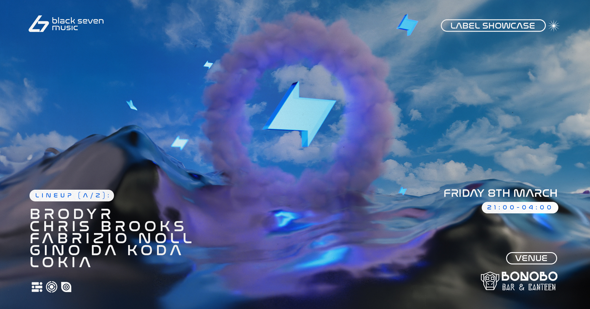 Black Seven Label Showcase at BONOBO Bar & Canteen, Chester on 8th Mar ...