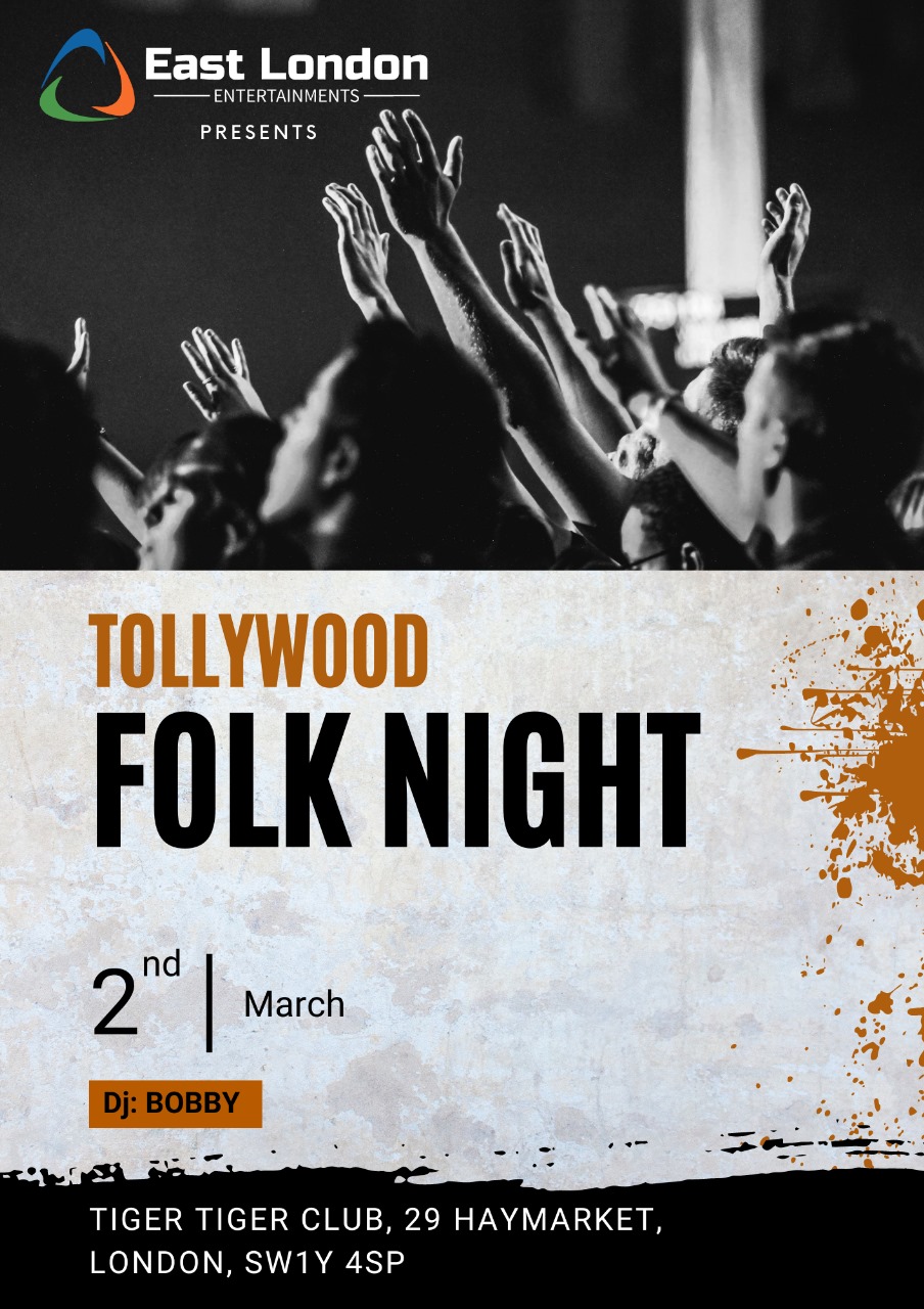 Tollywood Folk Night at Tiger Tiger London, London on 2nd Mar | Fatsoma