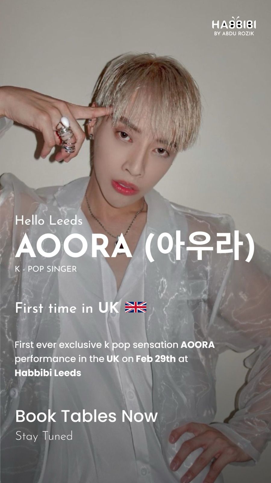 Aoora At Habbibi Leeds On 29th Feb Fatsoma
