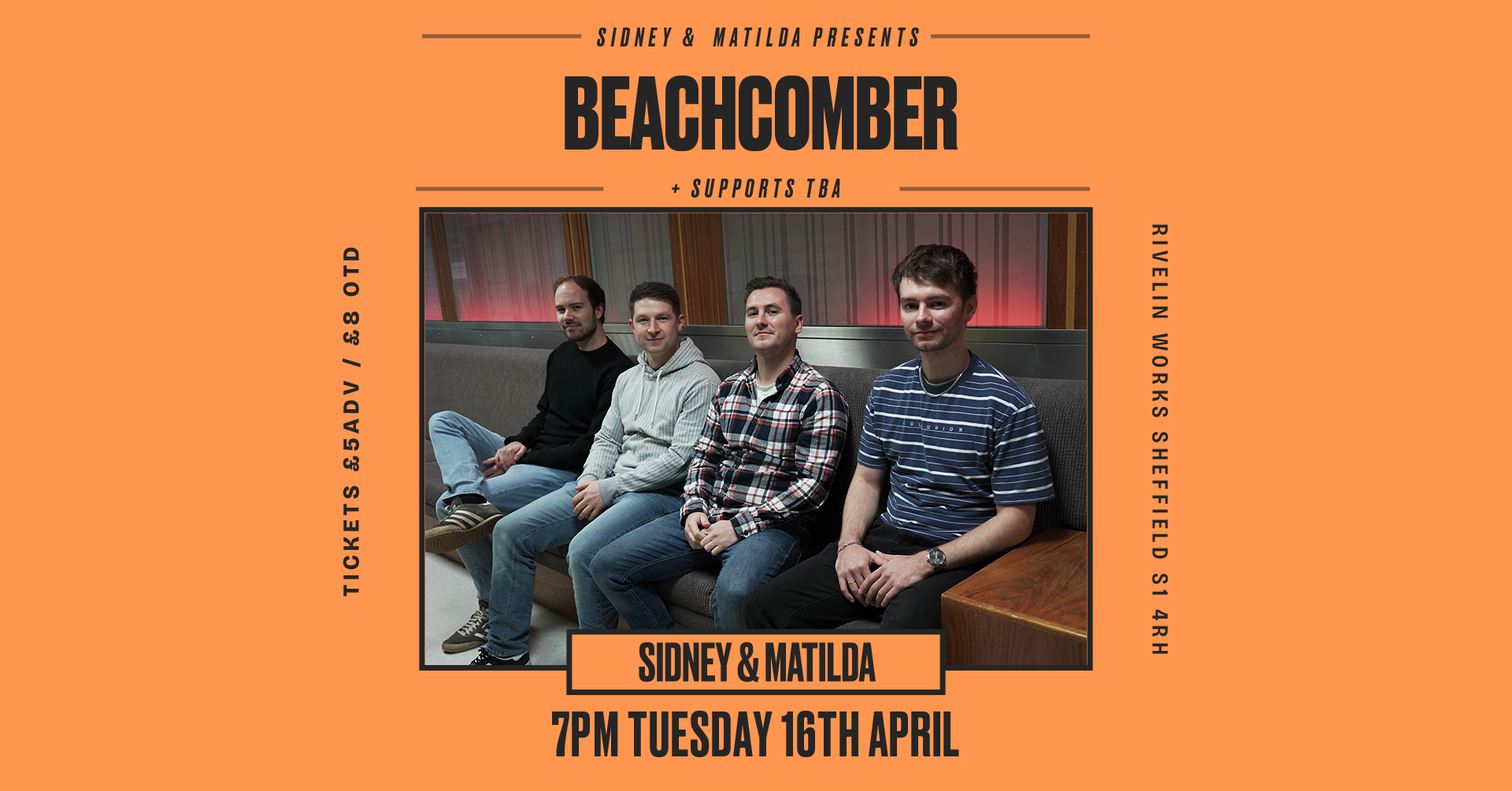 Beachcomber The Pseudo Raft Foundation Night Crowd At Sidney And Matilda Sheffield On 16th