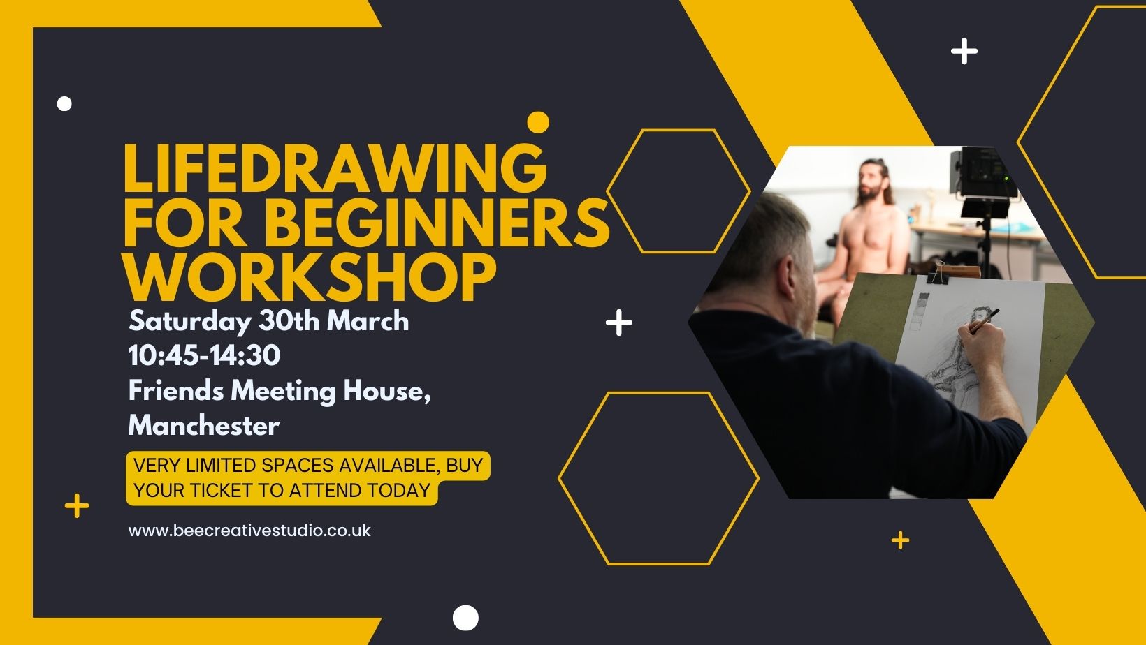 Learn Life Drawing for Beginners Tutored Workshop at Friends' Meeting ...