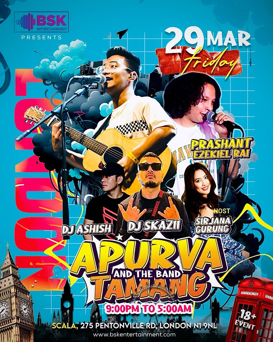 Apurva Tamang & The Band Feat. Prashant Ezekeil Rai Live in London at ...