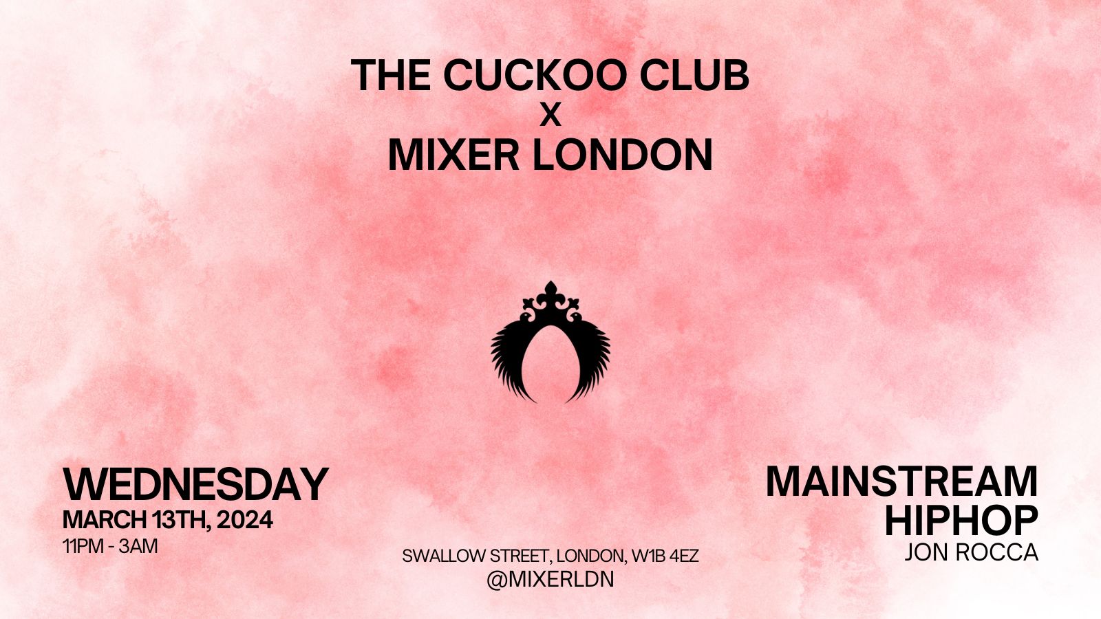 🦄 Wednesday at THE CUCKOO CLUB // Hip Hop, Reggaeton, House ...