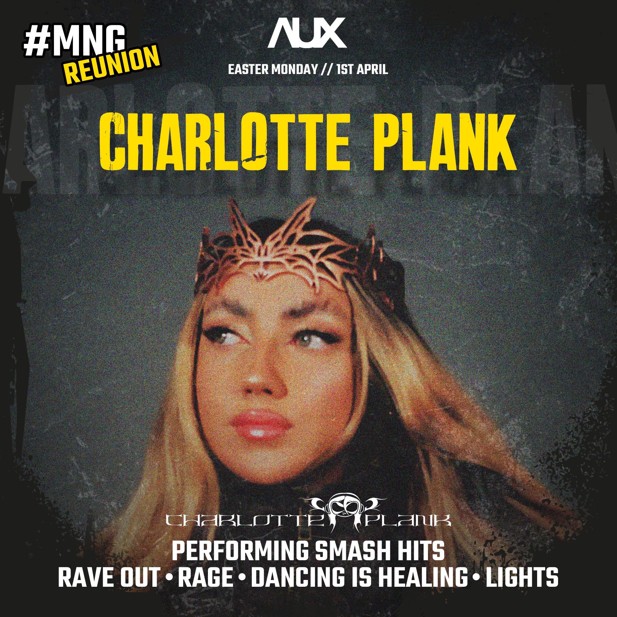EASTER MONDAY 1st April - CHARLOTTE PLANK AUX Guildford at AUX ...