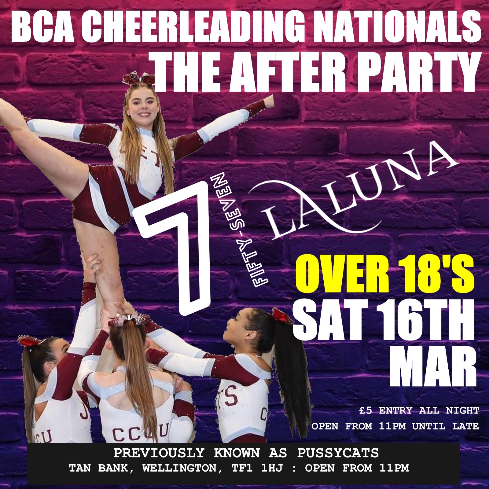 BCA Cheerleading Nationals After Party at 17 Tan Bank Parking, Telford ...