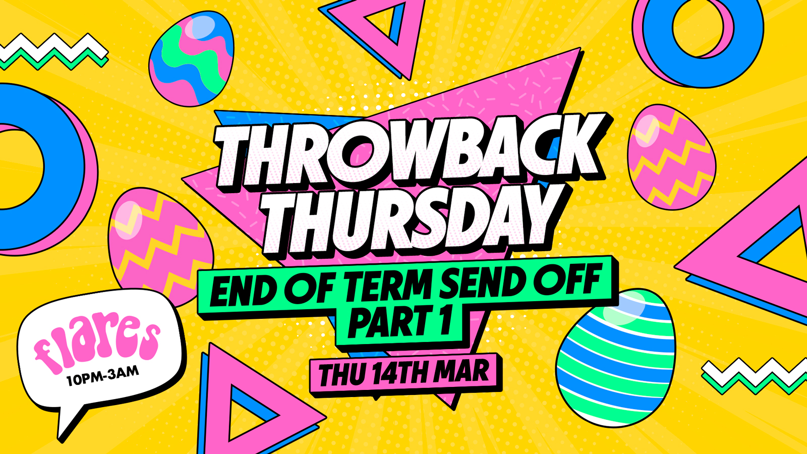 THROWBACK THURSDAYS End Of Term Part 1 🎉🕺💫 at Flares York, York on 14th ...