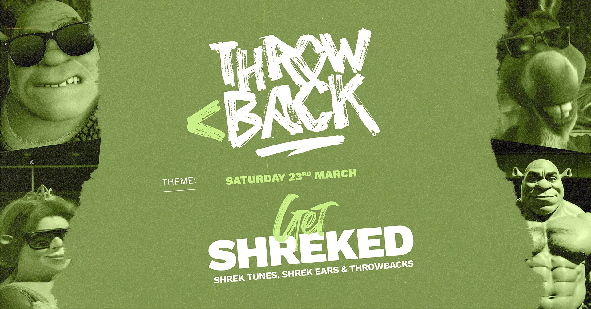 GET SHREKED (Shrek & Throwback Party) *ONLY 3 £6 TICKETS LEFT* at Tokyo ...